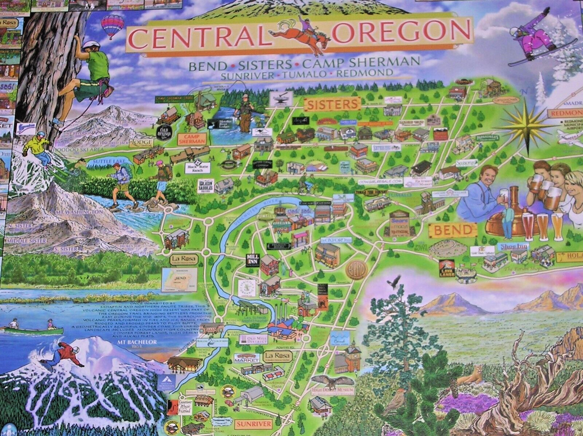 Map Of Downtown Redmond Oregon