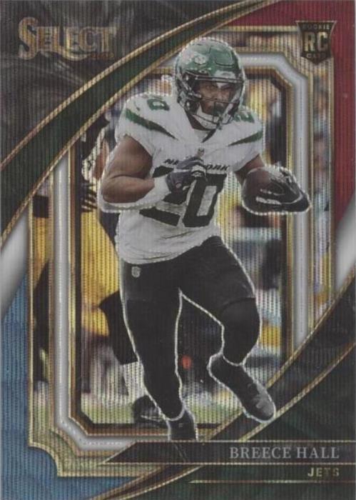 2022 Panini Select - Suite Level Breece Hall #321 Tri-Color Prizm /149 ...