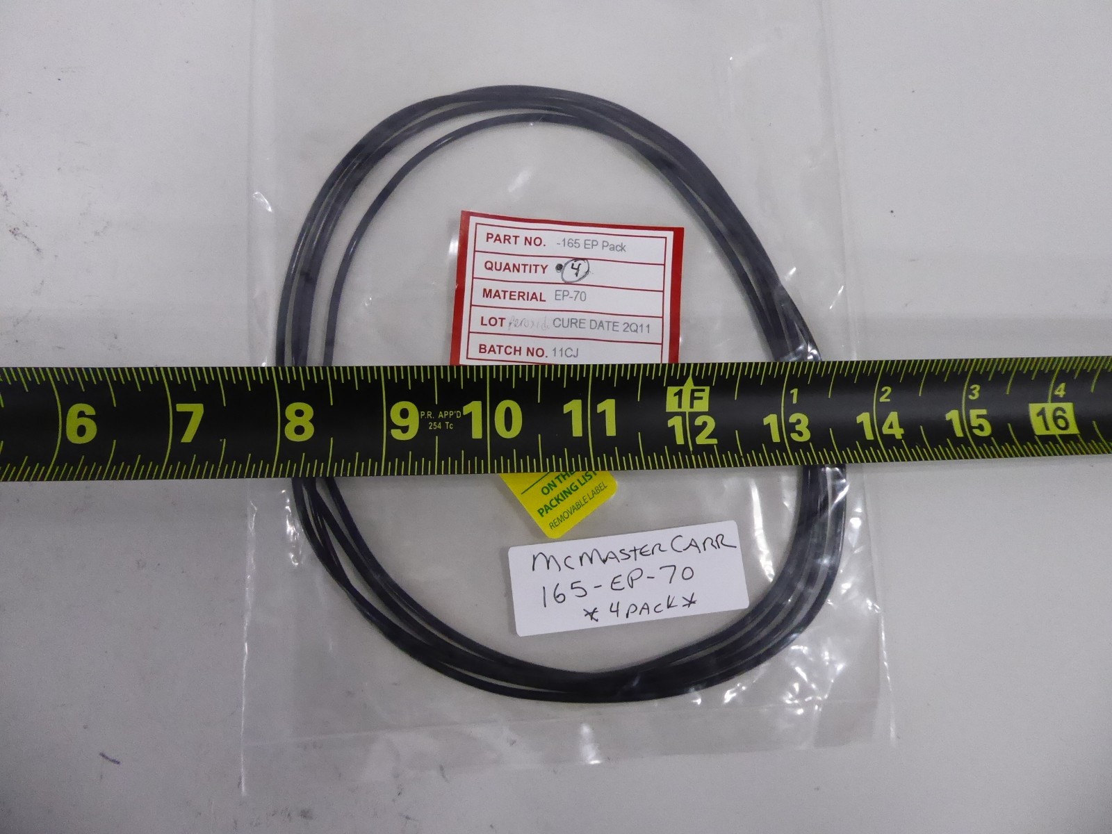 McMaster Carr 165-EP-70 O-Ring (Pack of 4) | eBay