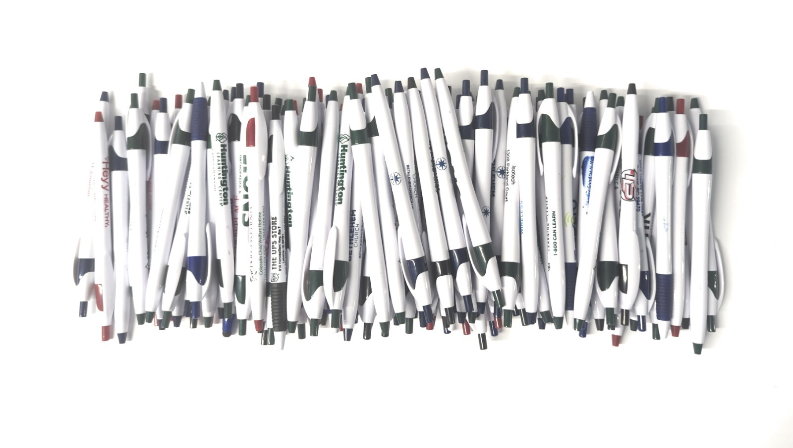 100ct Bulk Lot Misprint Ball Point Retractable Click Pens: Java Style ...