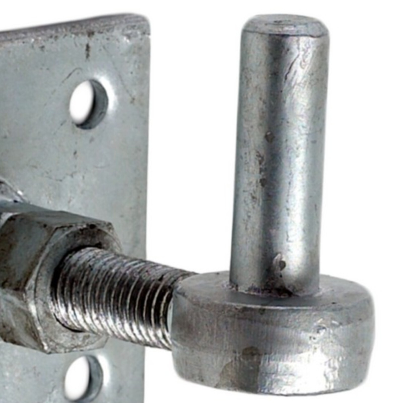 Gate Adjustable Hanger On 4" Plate Field Farm Gates Black Galvanised ...