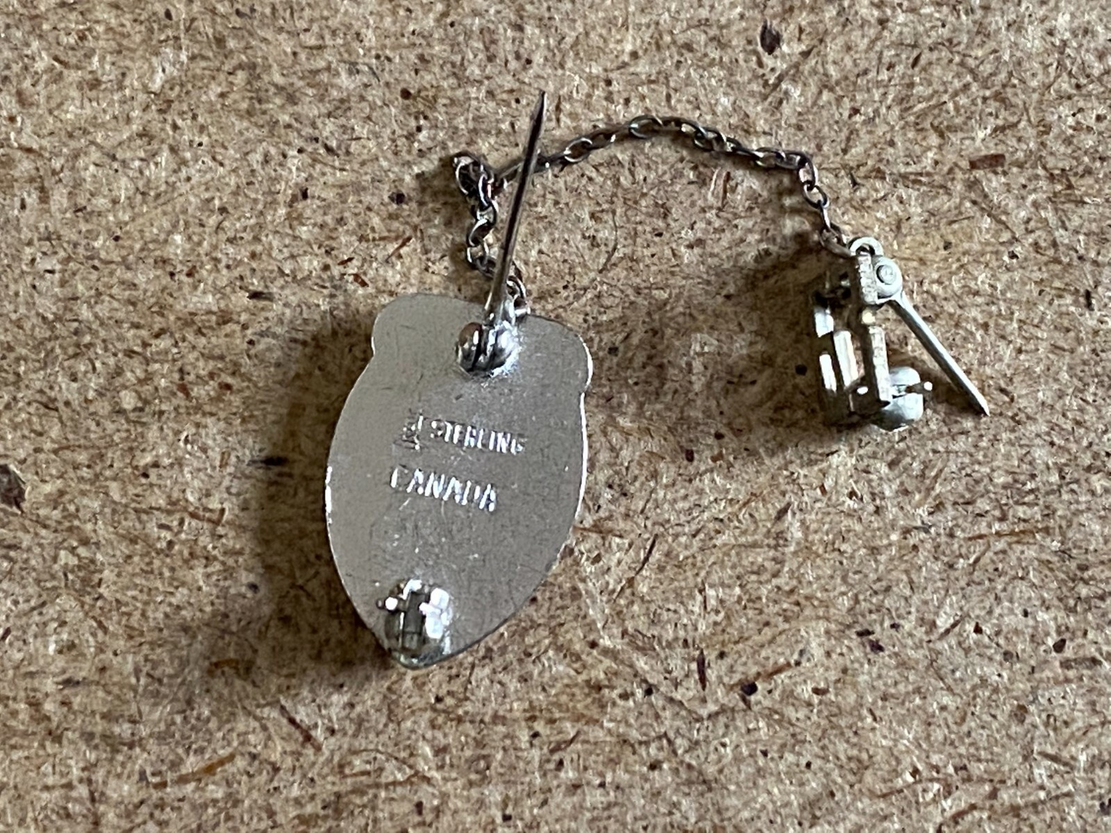 VINTAGE 1963 FTA TORCH STERLING SILVER & ENAMEL PIN CANADA | eBay