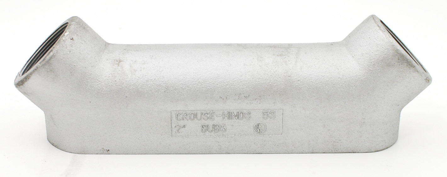 Cooper Crouse-Hinds BUB6 Conduit Body, Type BUB, 2", Iron Alloy | eBay