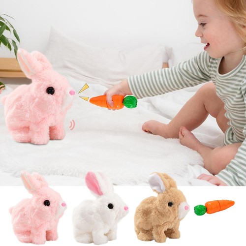 Electric Plush Rabbit Hopping Jumping Interactive Bunny Robot Toy Easter Gift | eBay