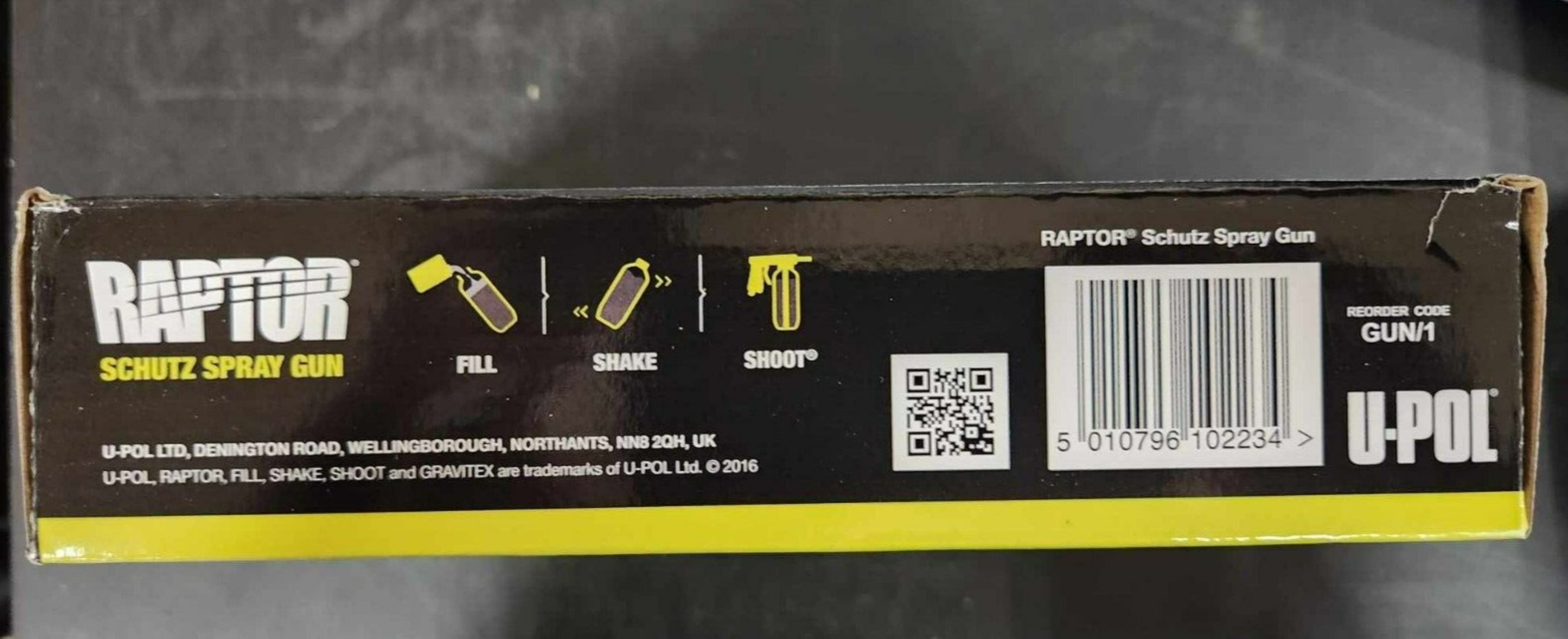 U-POL Products UP0726 Spray Gun for GRAVITEX and Gravitint for sale ...