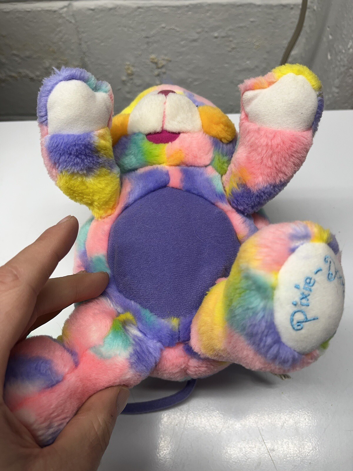 Vintage Popples Pixie Doodle Plush Tie Dye EUC Toymax 2001 | eBay