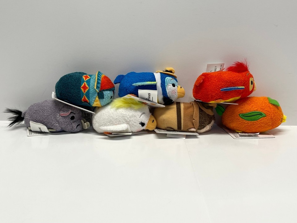 DISNEY PARKS TSUM TSUM PLUSH ADVENTURELAND ORANGE BIRD JUNGLE CRUISE 7 ...