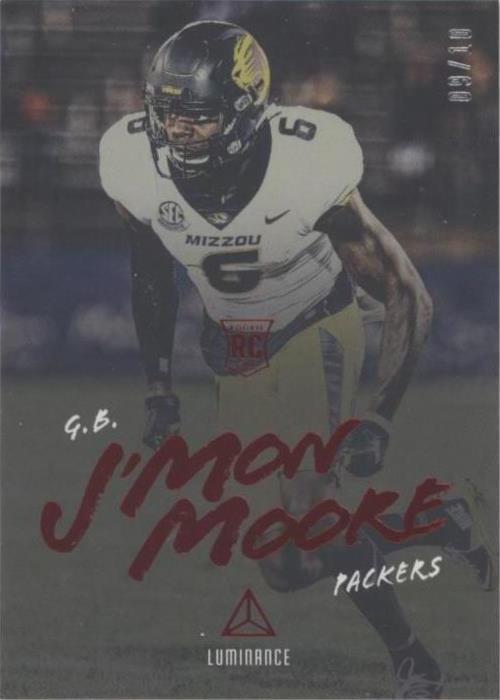 2018 Panini Luminance - Rookie J'Mon Moore #145 Red Luminance /10 (RC ...