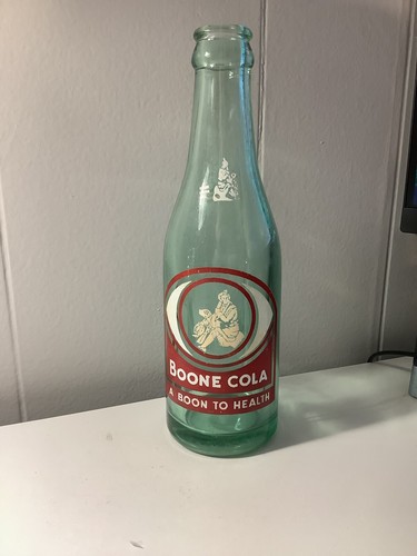 BOONE COLA 7oz ACL Soda Bottle Boone Rock Bottling Co. Spencer, NC 🥤 | eBay
