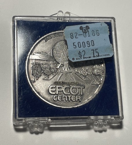 Vintage Disney EPCOT Center 1982 Opening Day Souvenir Coin Medallion ...