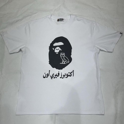 BAPE OVO ‘October’s Very Own’ Arabic Text Tee 🔥LARGE | eBay