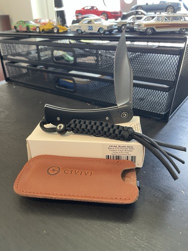 CIVIVI Rustic Gent Lock Back Knife G10 & Carbon Fiber Handle LNIB ...