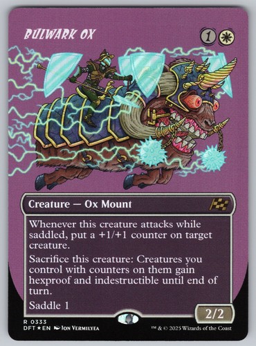 Bulwark Ox (Borderless) R Aetherdrift #333 NM Foil | eBay