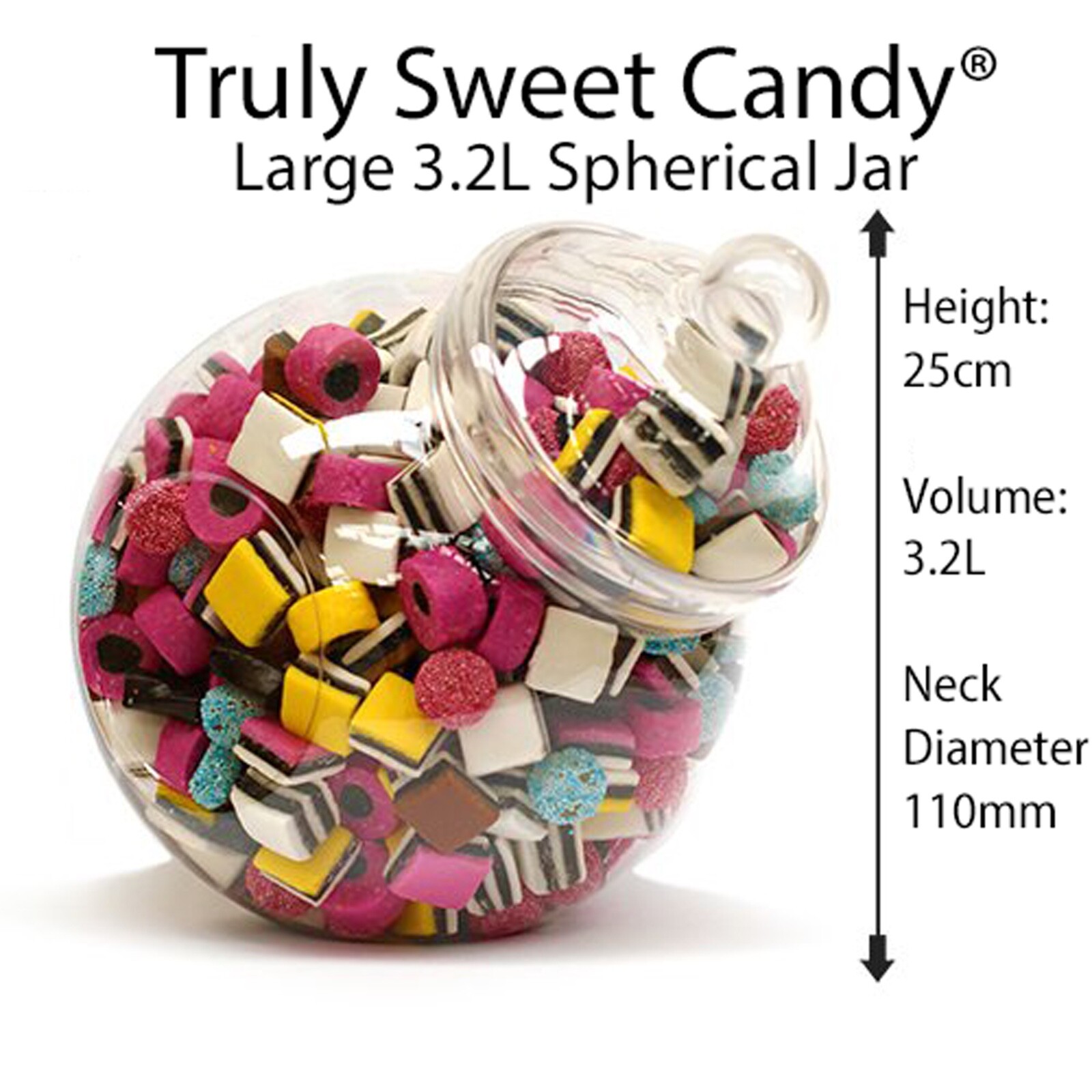 JUMBO Plastic Sweet Jars 12 jars 100 bags 2 Scoops 2 tongs DIY Candy ...