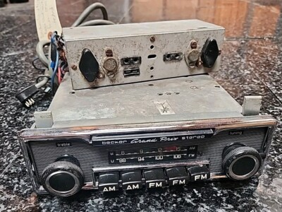 Becker Grand Prix Stereo Radio Used working Mercedes Ferrari Oem W/ Amp ...