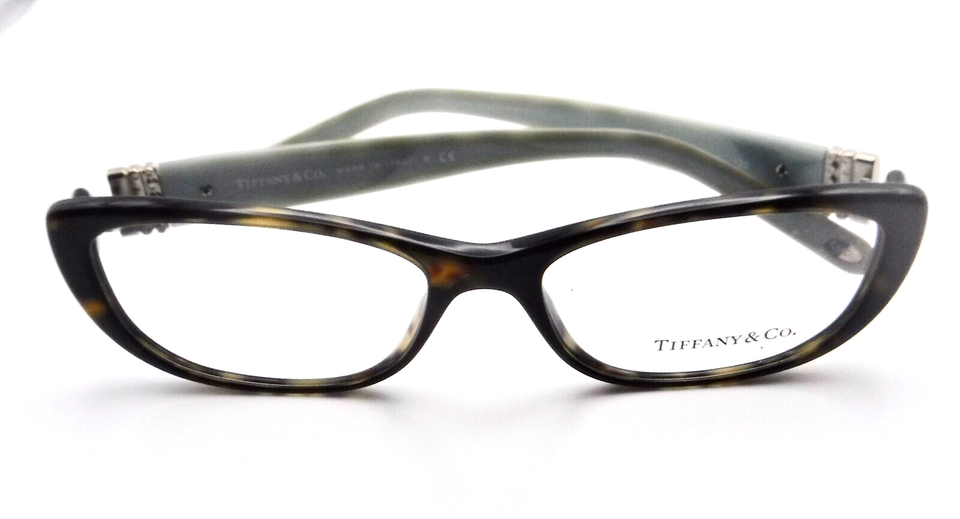 Tiffany & Co Eyeglasses TF 2076-B 8134 Tortoise Blue Frames Clear Lens ...