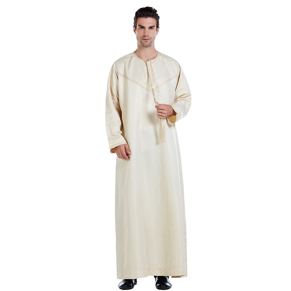 Dubai Arab Men Thobe Robe Jubba Kaftan Dishdash Galabeya Thawb Daffah ...