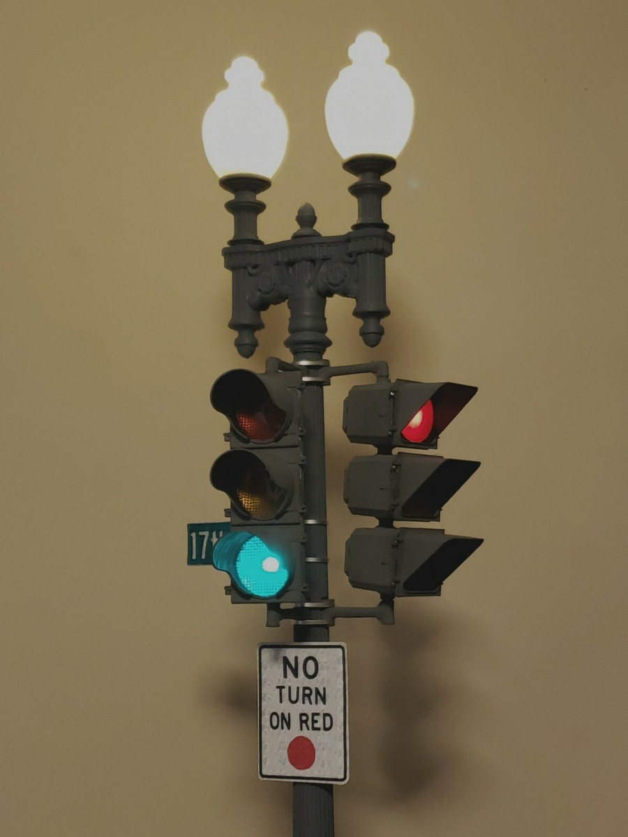 Old Fashioned Traffic Lights Vintage Traffic Light Signal Stock