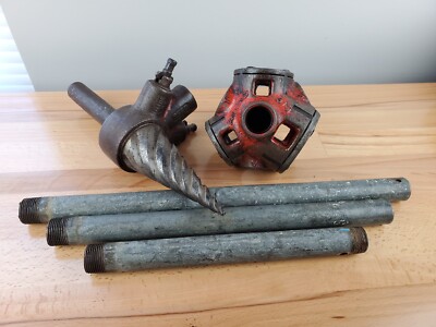 RIDGID No. 31A 3-Way Pipe Threader 1/2" x 3/4" x 1" & REED #71 Reamer w ...