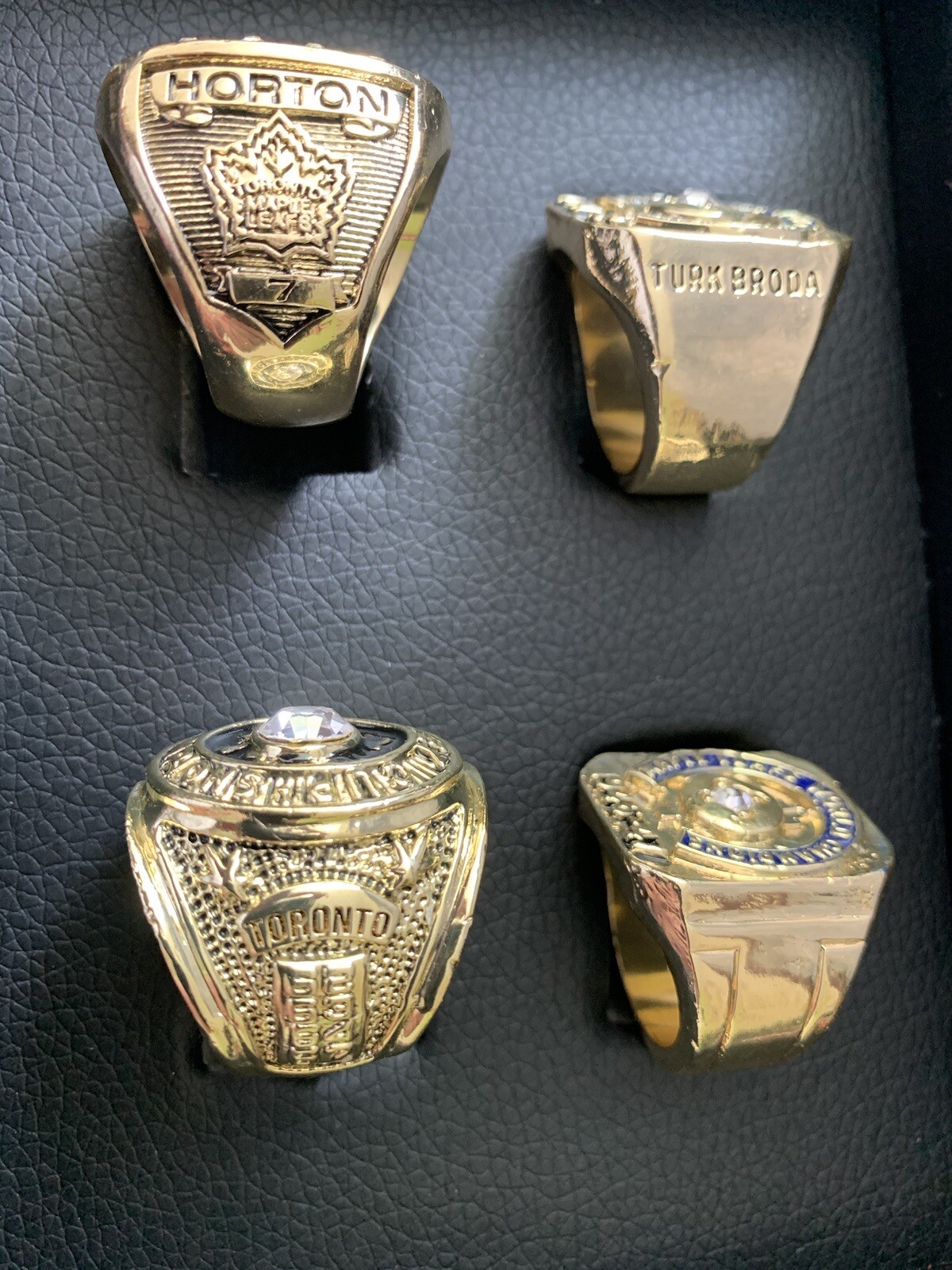 Toronto Maple Leafs Stanley Cup Championship Ring Set With Box Tim ...