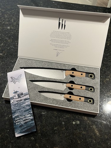 BENCHMADE 3 Piece Set (Cutlery/ Kitchen Knife Series) Made In USA Brand ...