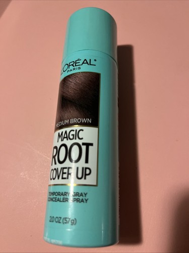 L'oreal Magic Root Cover Up Temporary Gray Concealer Spray 2oz Medium ...