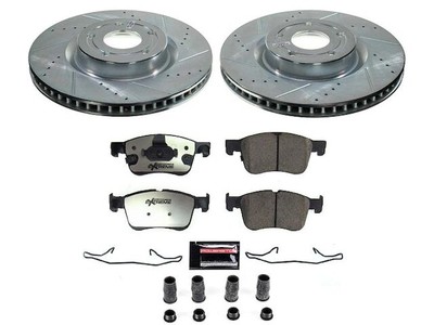 Power Stop 48ZG84Y Front Brake Pad and Rotor Kit Fits 2020-2024 Ford ...