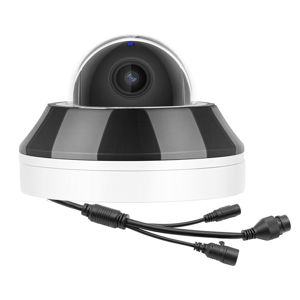 VIKYLIN 6MP PTZ 3x optical zoom POE MIC Outdoor IR IP CCTV Dome Camera ...