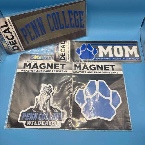 Pennsylvania College of Tech Stickers/Magnet Lot NEW W/ Tags Free ...