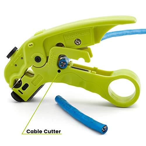 Truecable Wire Stripping And Cutting Tool For Utp Ftp Stp Cat5e Cat6 ...