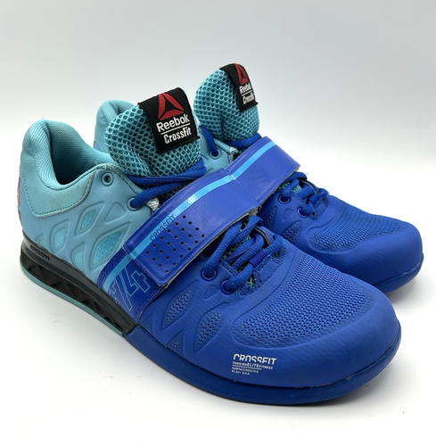 Reebok Training Shoes Womens 8 Aqua Blue CrossFit Lifter CF74 Squat ...