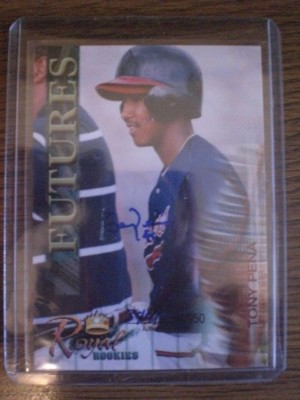 Tony Pena 2000 royal Rookie signed autograph FUTURES CARD | eBay