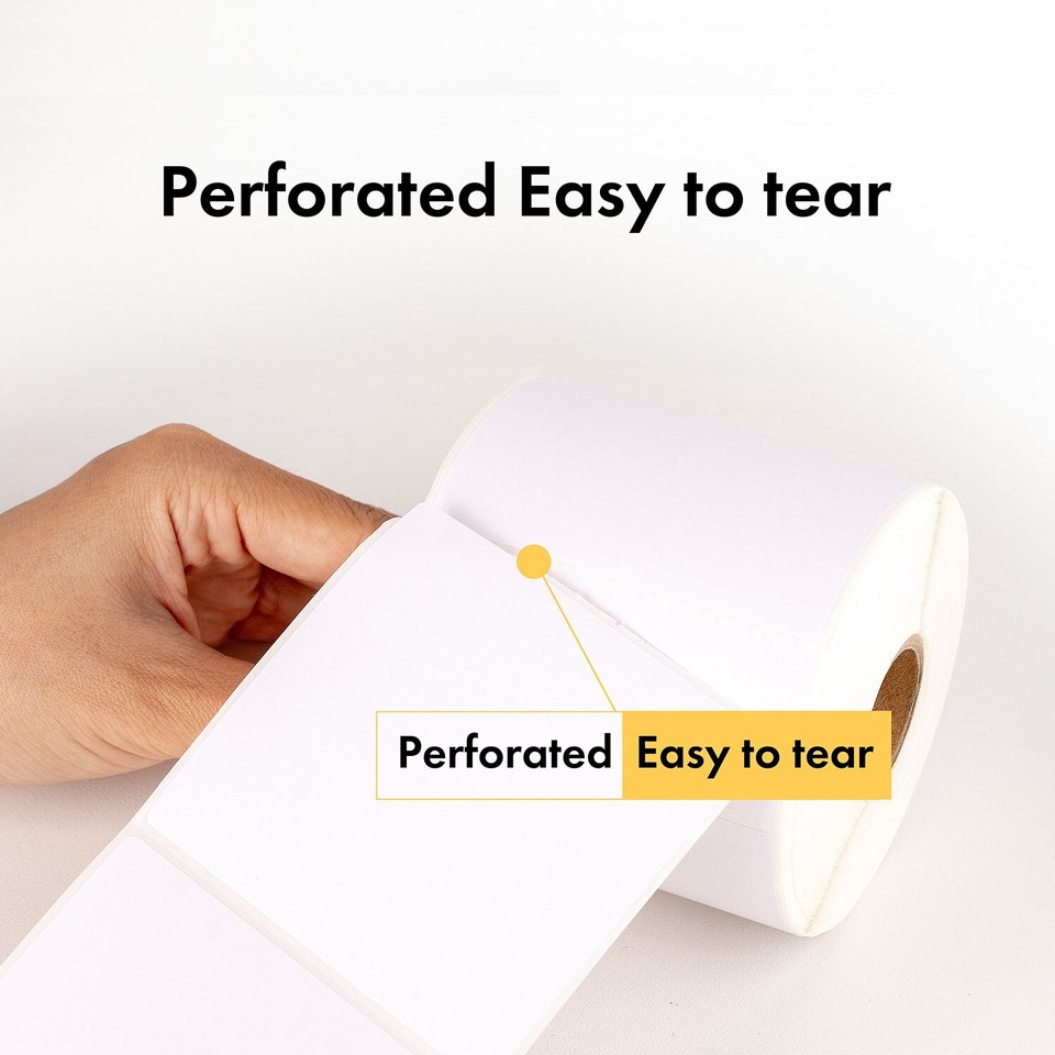 ZEBRA / ELTRON 4x1 (4" x 1") Direct Thermal Labels - (1) Roll of 1375 ...