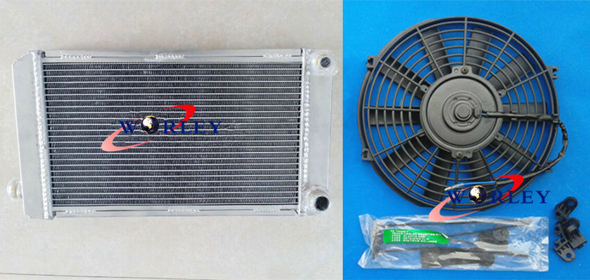 FOR MG MIDGET 1500 MT 1974-1980 1979 1978 77 ALUMINUM RADIATOR +FAN | eBay