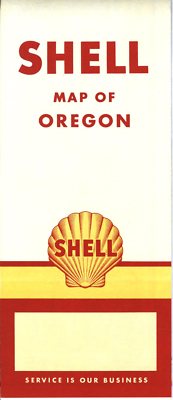 1956 Shell Road Map: Oregon NOS | eBay