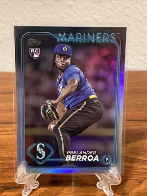 2024 Topps Series 1 Prelander Berroa Rainbow Silver Foil #36 - Seattle ...