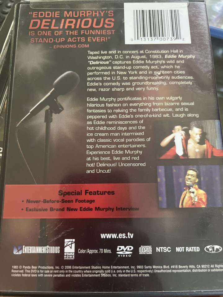 Eddie Murphy - Delirious (DVD, 2007) 13137007392| eBay