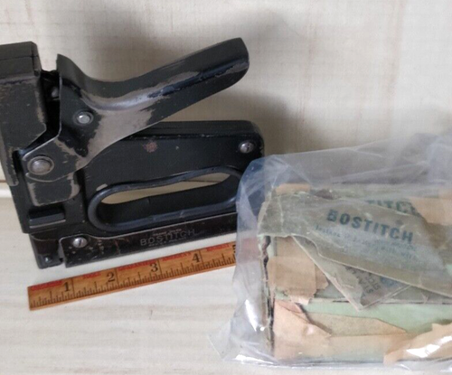 Bostitch T-5 / T5 Staple Gun + Matching Staples - Made in USA - Hi ...
