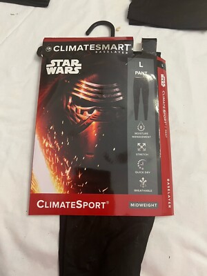 Star Wars ClimateSmart Men’s Base layer Pant Black Mid weight Size ...