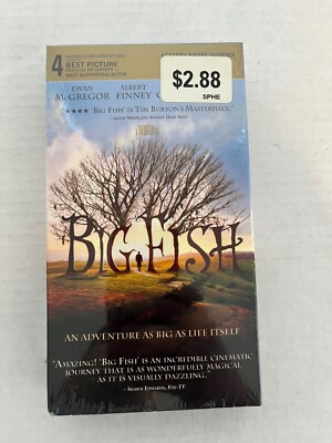Big Fish VHS - Ewan McGregor, Jessica Lange, Albert Finney - New ...