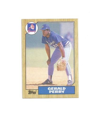 MLB 1987 Topps GERALD PERRY #639 Atlanta Braves | eBay