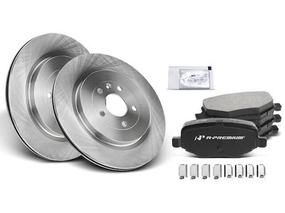 Rear Brake Pad and Rotor Kit 74DBSJ15 for Explorer Flex 2015 2016 2017 ...