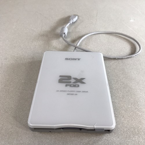 Sony MPF88E USB Floppy Disk Drive 2X Speed FDD White Compact *USED* | eBay