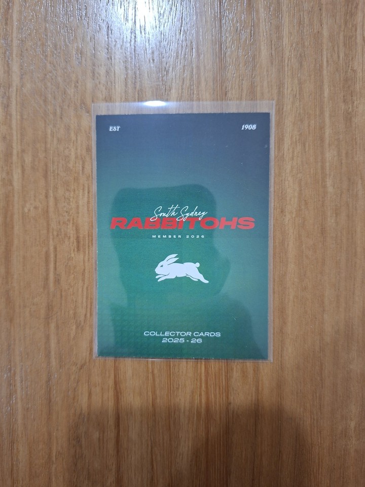 2026 South Sydney Rabbitohs Rugby League Members Jye Gray card | eBay ...