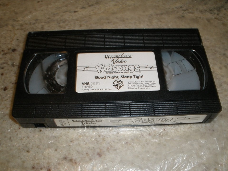 KIDSONGS VHS TAPE GOOD NIGHT SLEEP TIGHT WITH LYRICS | eBay