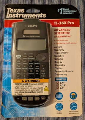 Texas Instruments TI-36X Pro Advanced Scientific Calculator NIP ...
