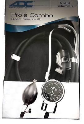 ADC Stethoscope and Blood Pressure Cuff Kit Black -Pro’s Combo | eBay
