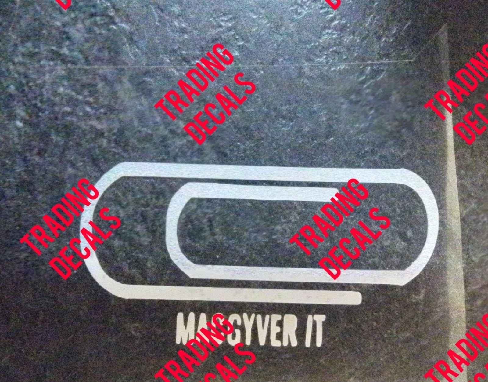MACGYVER, "MACGYVER IT" Sticker Decal HUMOR! | eBay