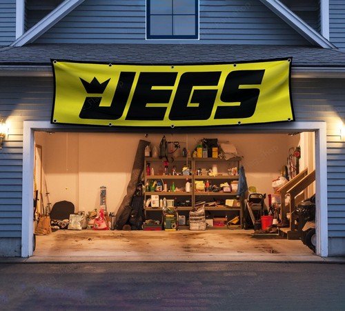 For Jegs Flag Banner 2x8ft JEG'S Racing Drag Car Man Cave Flag Wall ...