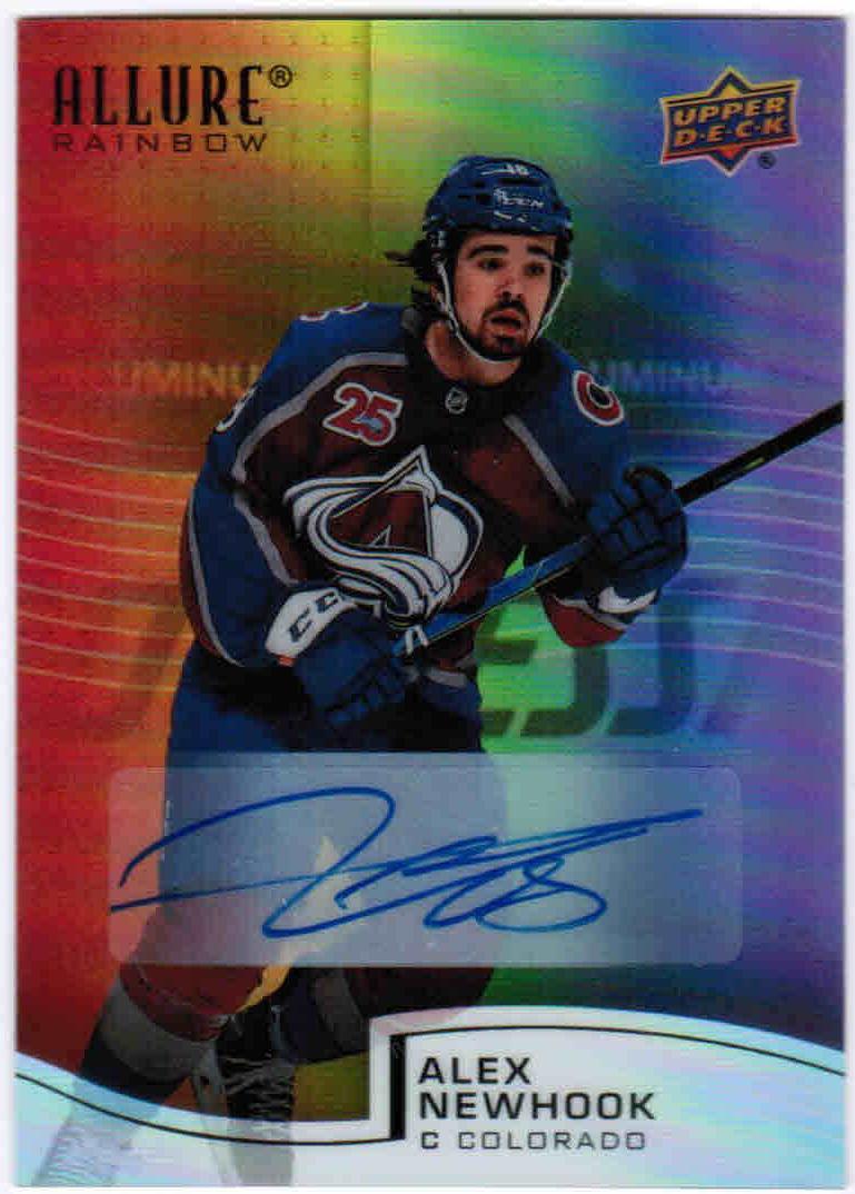 2021-22 Upper Deck Allure - Rainbow Alex Newhook #R-36 Autographs (AU ...